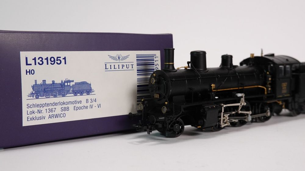 7¡ Liliput 131951 SBB B 3/4 Dampflok 1367 | Kaufen auf Ricardo