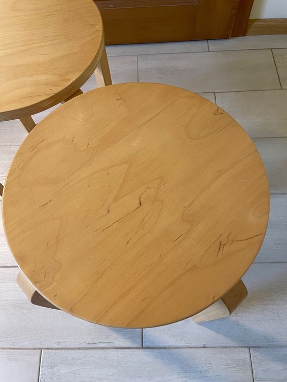 2er Set Design Hocker Frosta IKEA (Stil Alvar Aalto/Artek) (D'occasion) à Basel pour CHF 80 ...