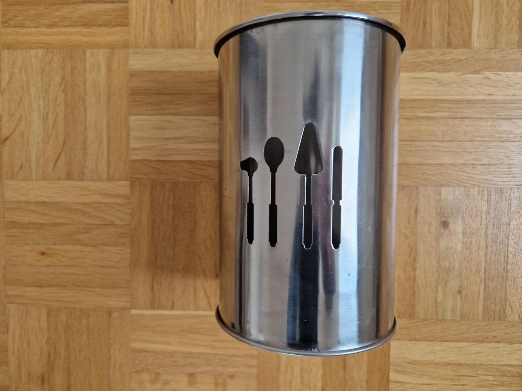 Küchenutensilienhalter / Besteckständer aus Metall (Gebraucht) in ...