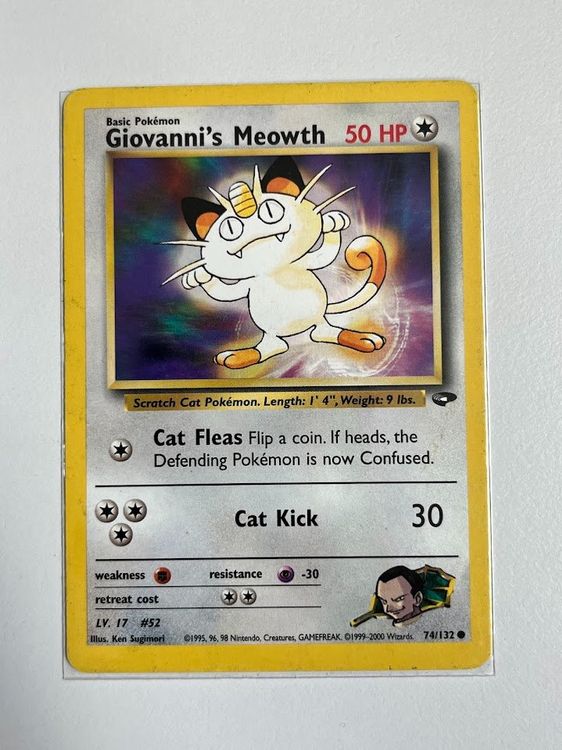 Pokemon Gym set Giovannis Meowth 74/132 | Kaufen auf Ricardo