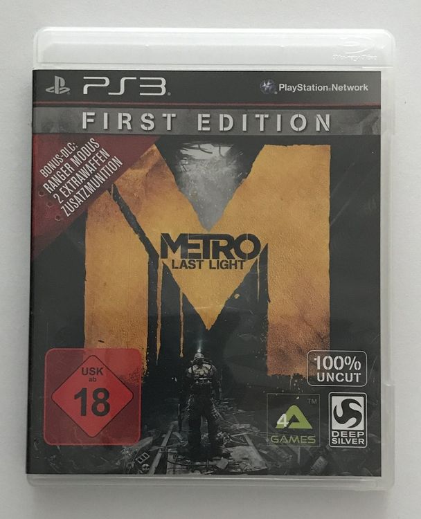 PS3 - Metro: Last Light (Gebraucht) in Allschwil für CHF 4.9 – mit ...