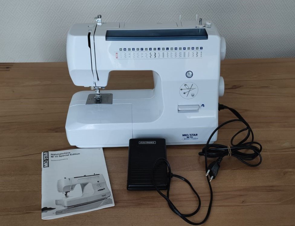 ️MIO STAR NÄHMASCHINE M10 SPECIAL EDITION MIT HANDBUCH (Gebraucht) in ...