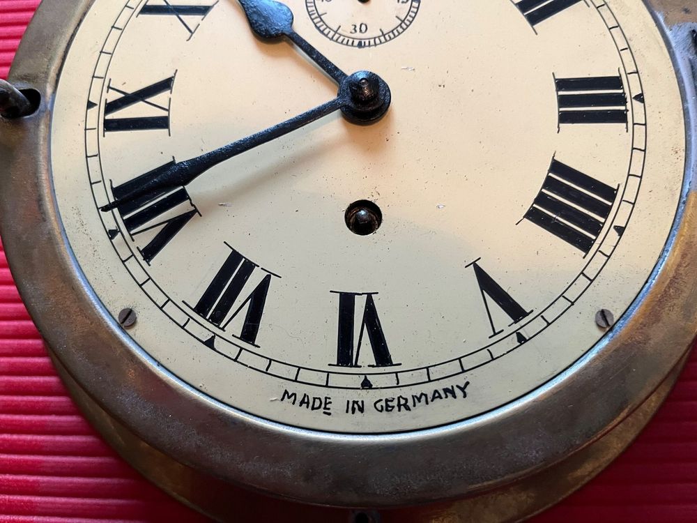 Antike Schiffsuhr aus Messing | Kaufen auf Ricardo