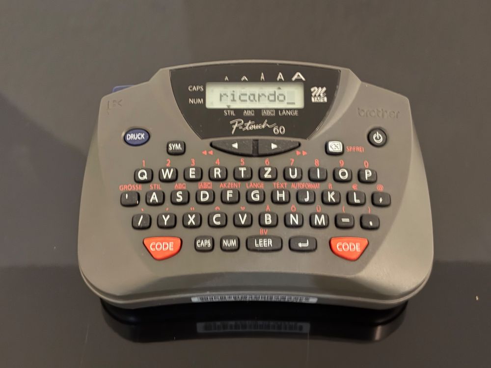 Brother P-touch 60 Beschriftungssystem (Gebraucht) in Wollerau für CHF ...