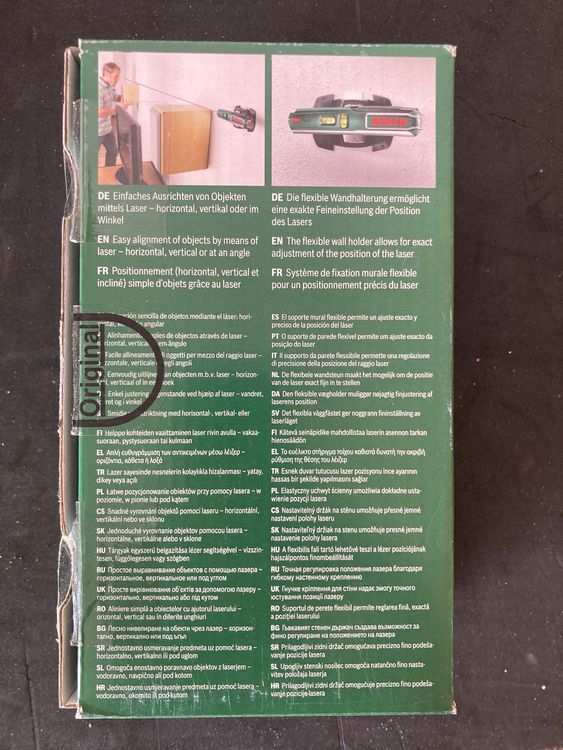 Neue Bosch PLL5 Profi Laser Wasserwaage (Neu und originalverpackt) in ...