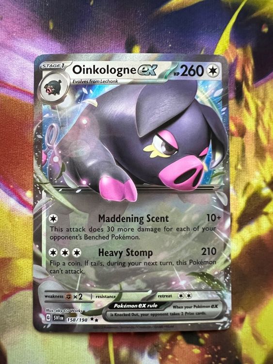 Pokemon Scarlet & Violet Oinkologne EX EN | Kaufen auf Ricardo