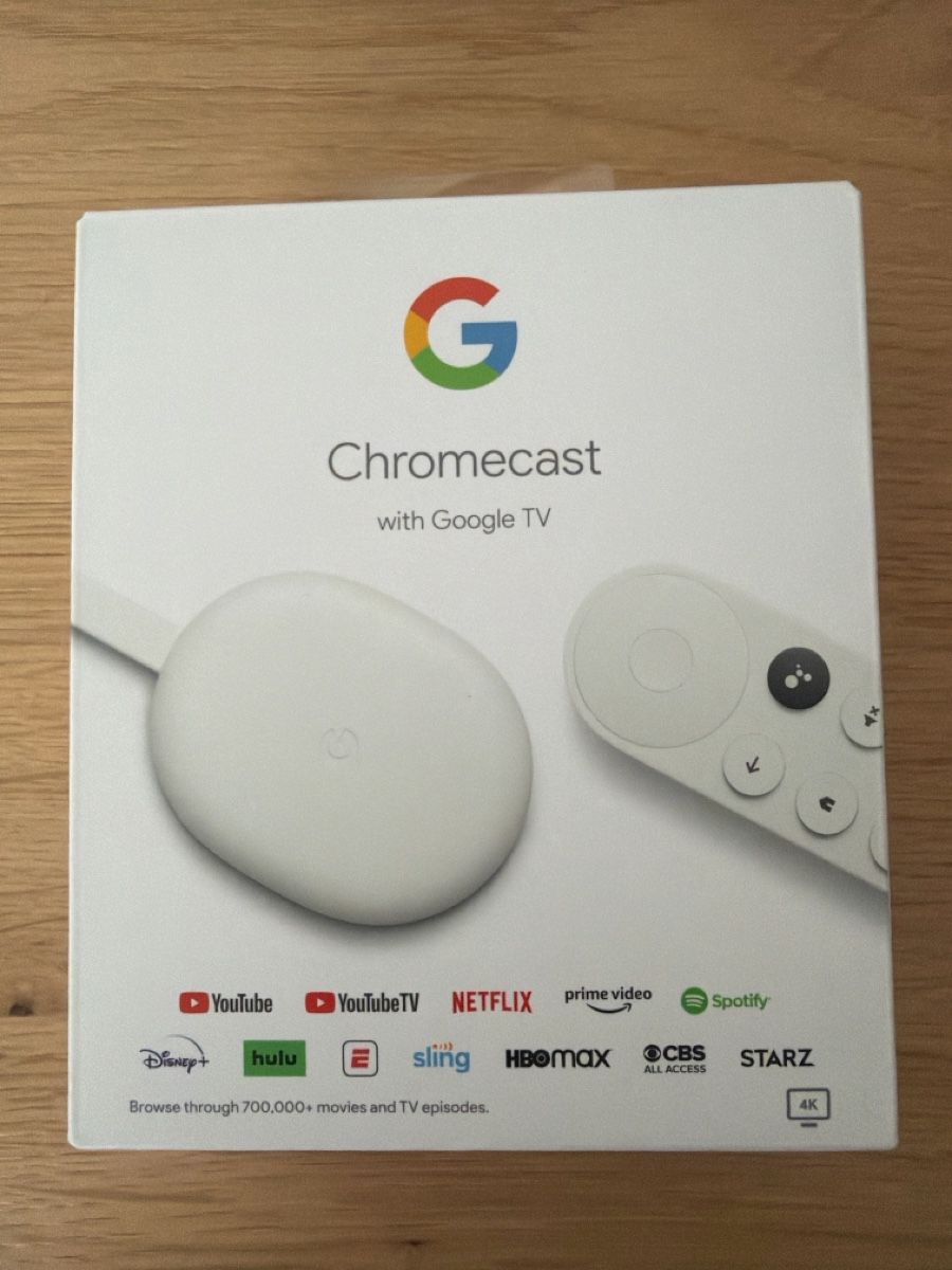 Chromecast avec Google TV - Regardez vos séries ! (Neuf avec emballage ...