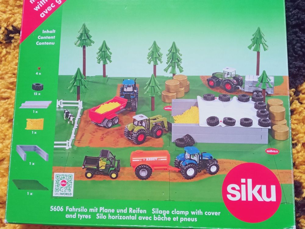 SIKU WORLD 5606 Fahrsilo mit Plane und Reifen ab 3 Jährig | Kaufen auf ...
