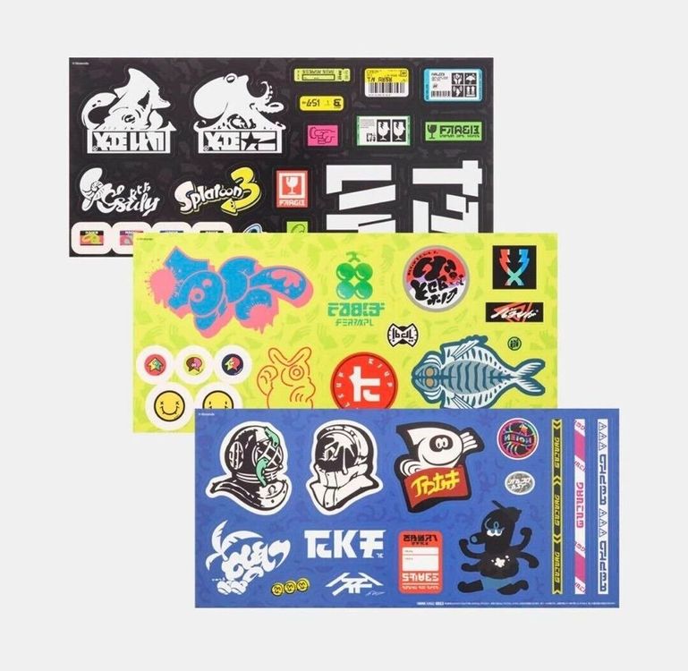 My Nintendo Reward Splatoon Sticker Set (Neu und originalverpackt) in ...
