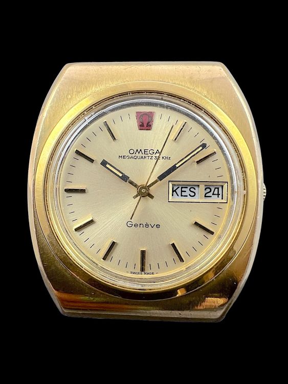 Omega Megaquartz Day-Date 39mm Vergoldet 1972 *U756 | Kaufen auf Ricardo