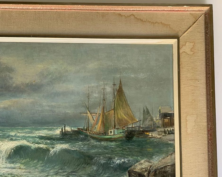 Fritz BRAND (1915-1998) Großes Gemälde (Gebraucht) in Müllheim Dorf für ...