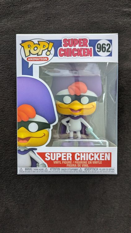 Funko Pop! Animation - Super Chicken #962 (Neu und originalverpackt) in ...