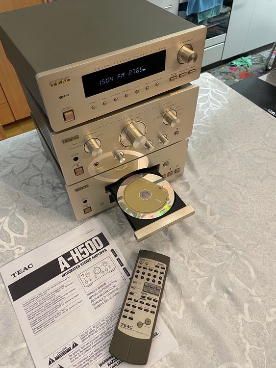 TEAC Stereoanlage H-500 , CD, Tuner, Amp. mit Fernbedienung | Kaufen ...