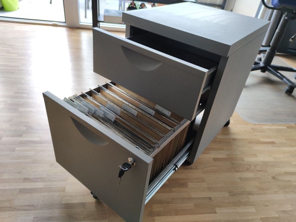 Rollcontainer mit 2 Schubladen, Grau (Gebraucht) in Birmensdorf ZH für ...