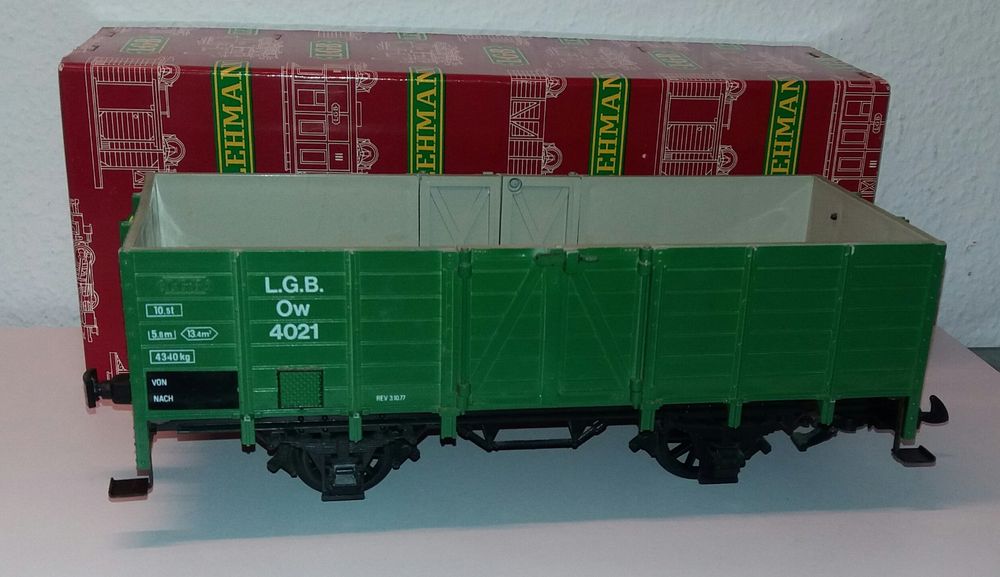 LGB 4021 - Hochbordwagen in grün - Spur G (Gebraucht) in Giebenach für CHF 35 – mit Lieferung ...