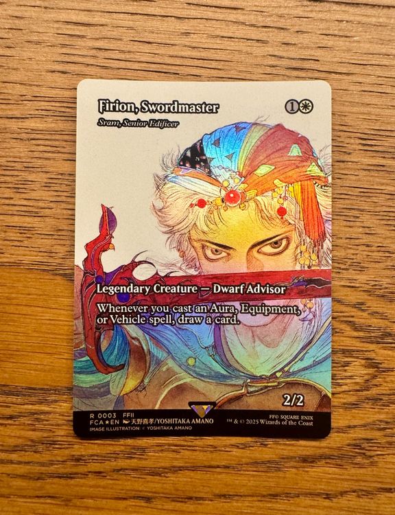 Foil Sram, Senior Edificer (Firion, Swordmaster) FINAL FANTA (Neu ...