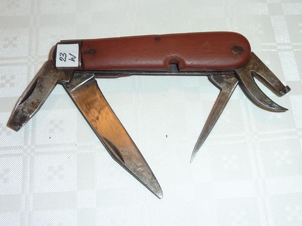 Militärmesser WENGER Jg. 23 Soldatenmesser Sackmesser Messer (Gebraucht ...