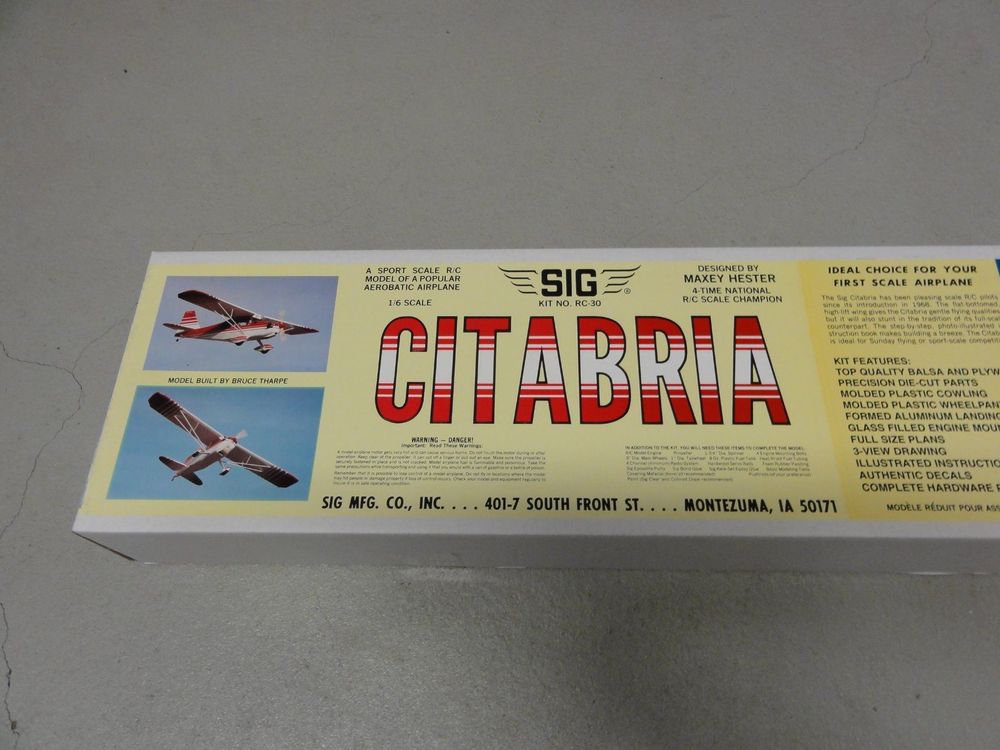 Bellanca Citabria von SIG (Neu und originalverpackt) in Bremgarten AG ...