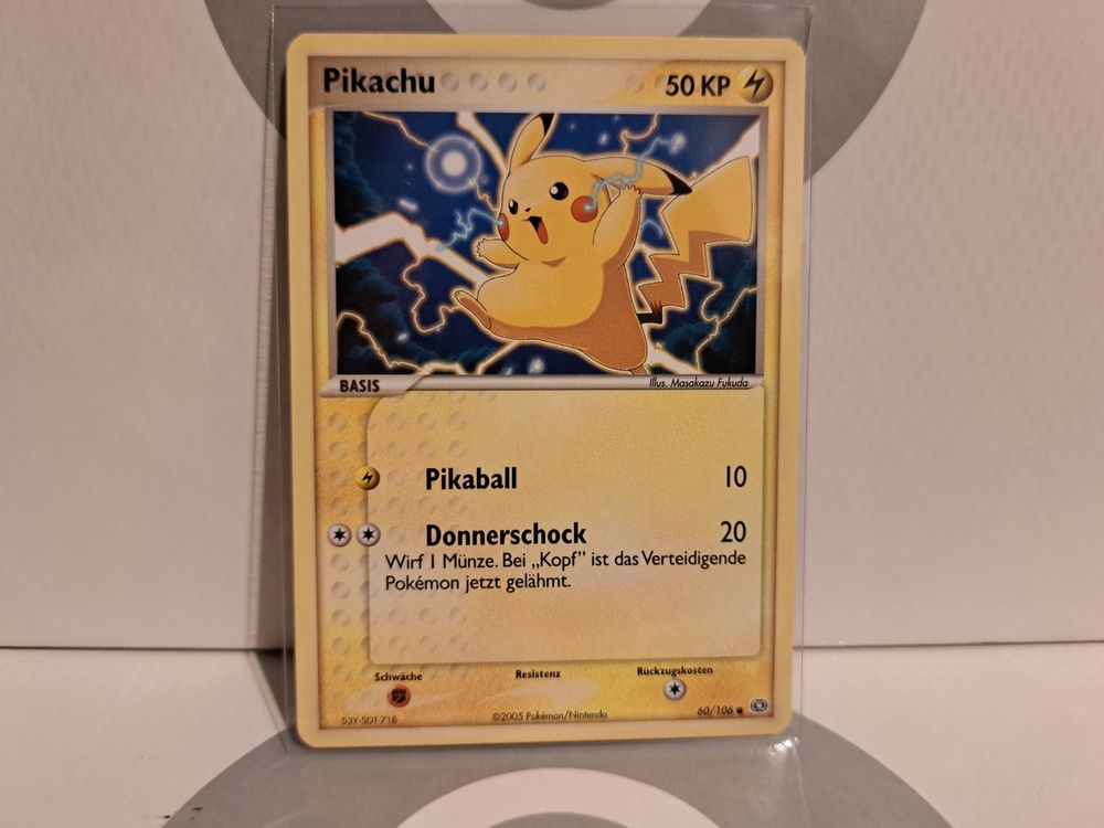PIKACHU POKEMON KARTE EX ERA 2005 (Gebraucht) in für CHF 3.9 – mit ...