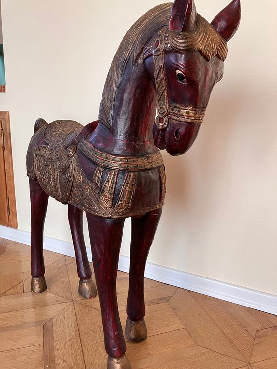 Dekoratives Holzpferd (Gebraucht) in Buchs AG für CHF 1 – nur Abholung auf Ricardo kaufen