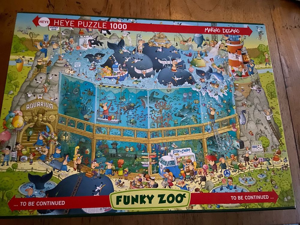Heye Puzzle 1000 "Funky Zoo" Ocean Habitat (Gebraucht) in Steffisburg ...