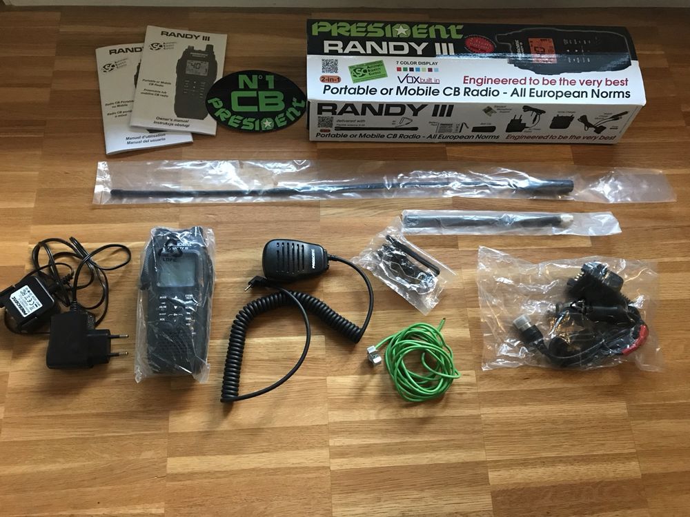 President Randy III CB Funkgerät, viel Zubehör - neuwertig! (Neu und ...