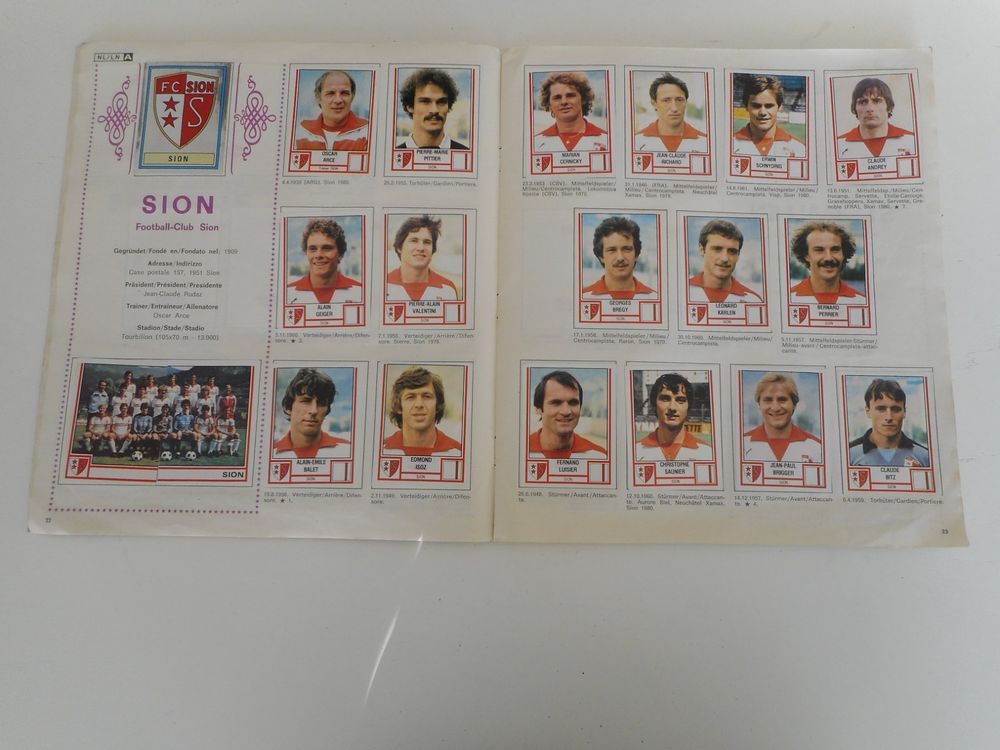 Panini Album Football 81/1981 SFV-ASV komplett Nr.2 (Gebraucht) in Cham ...