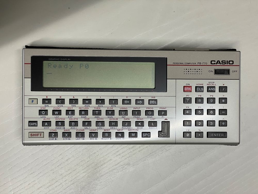 Casio PB-770 Pocket Computer - Rechner vintage (Gebraucht) in ...