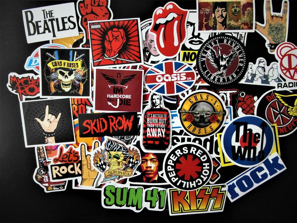 ROCK AUFKLEBER STICKERS 52 Stk. | Kaufen auf Ricardo ROCK AUFKLEBER STICKERS 52 Stk. | Kaufen auf Ricardo