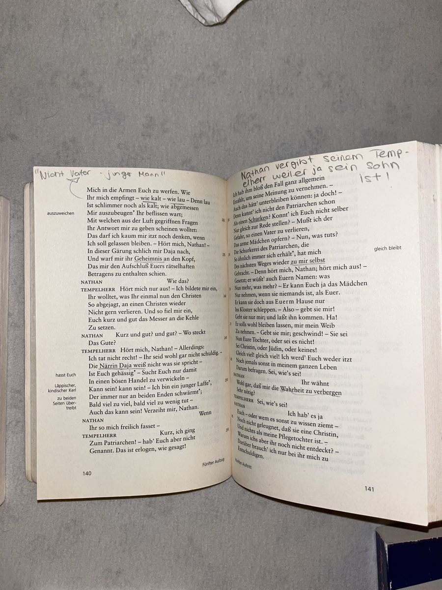 Nathan der Weise by Lessing - German Literature Classic (Gebraucht) in ...