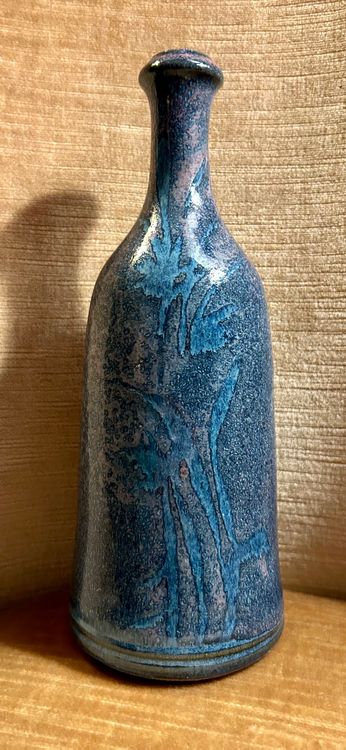 Très belle bouteille en céramique, motif végétal stylisé | Kaufen auf ...