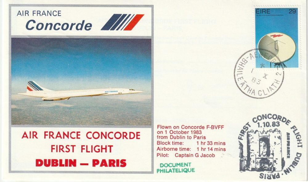 Concorde Erstflug Dublin -Paris | Kaufen auf Ricardo
