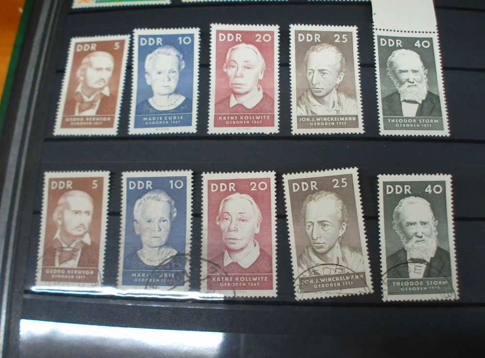 DDR Satz Porträts ** und o, um 1970 (Gebraucht) in Niederwil AG für CHF ...
