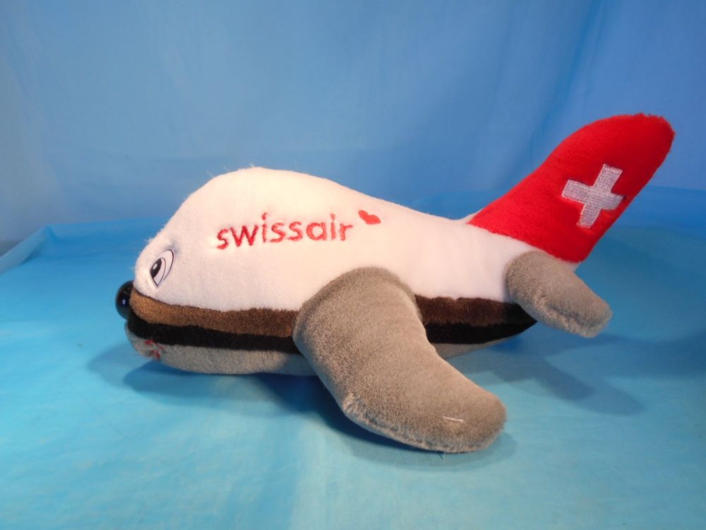 swissair Flugzeug Jumbo Darling, BEA-Toys, Switzerland, 31cm (Neu ...