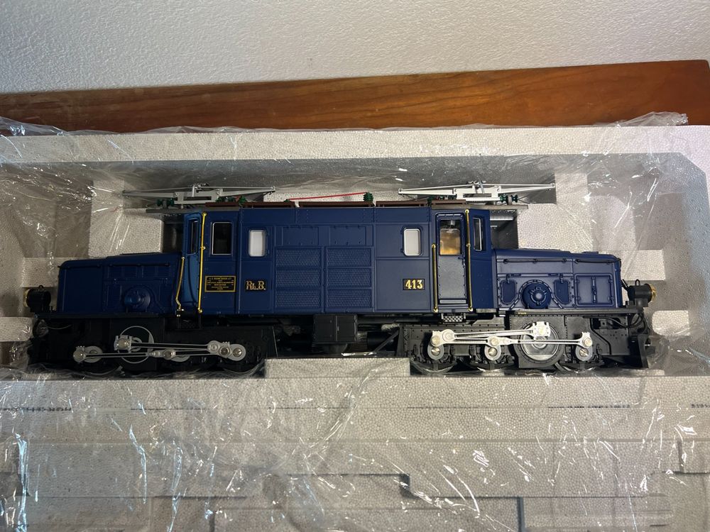 LGB 27402, RhB Ge 6/6 I blau, Nr 412, Glacier Express (Neu (gemäss ...