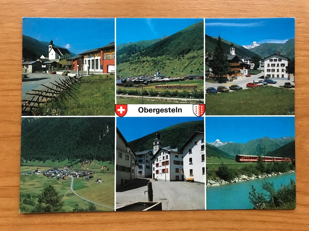 AK Obergesteln, Furka-Oberalp-Bahn, Goms, Wallis (Neu (gemäss ...