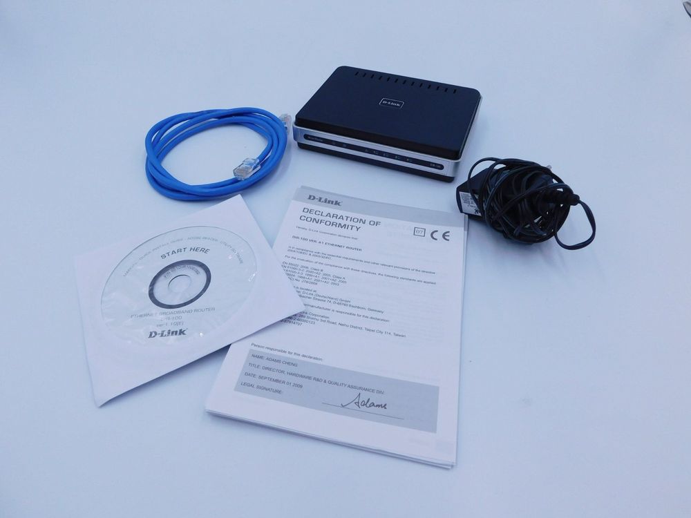 4-Port Ethernet Router D-Link DIR-100 | Kaufen auf Ricardo