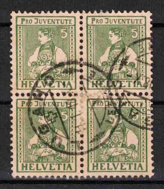 Pro Juventute 1917 J8 im 4er-Block ʘ, Kat.500.- (Neu (gemäss Beschreibung)) in Nuglar für CHF 45 ...