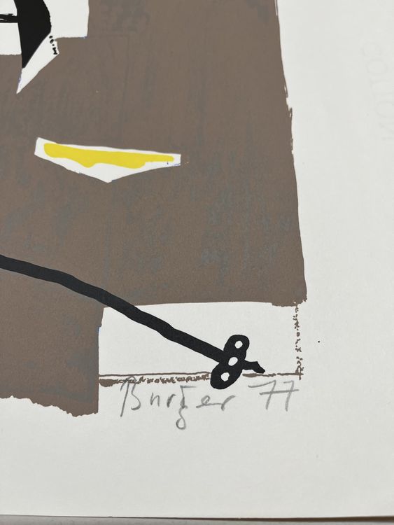aus Grafiksammlung Serigrafie von Walter Burger 1977 (Gebraucht) in ...