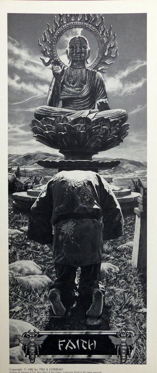 TIM CONRAD RARE 1982 ART PRINT NIGHTMARES PORTFOLIO SIGNED (Neu (gemäss ...