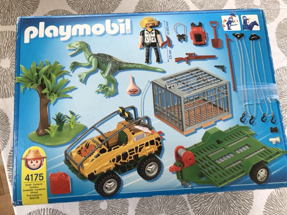 PLAYMOBIL 4175 Amphibienfahrzeug mit Deinonychus | Kaufen auf Ricardo