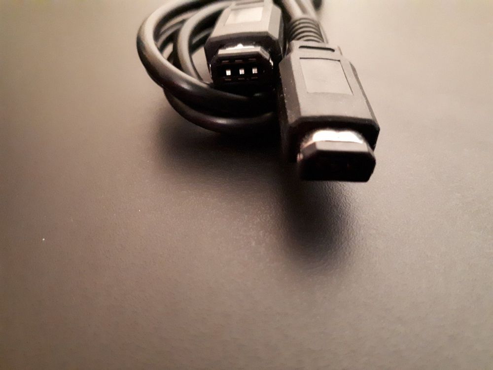 Link Kabel für GBC Gameboy Pocket Color 1,2m - schwarz - Neu (Neu ...