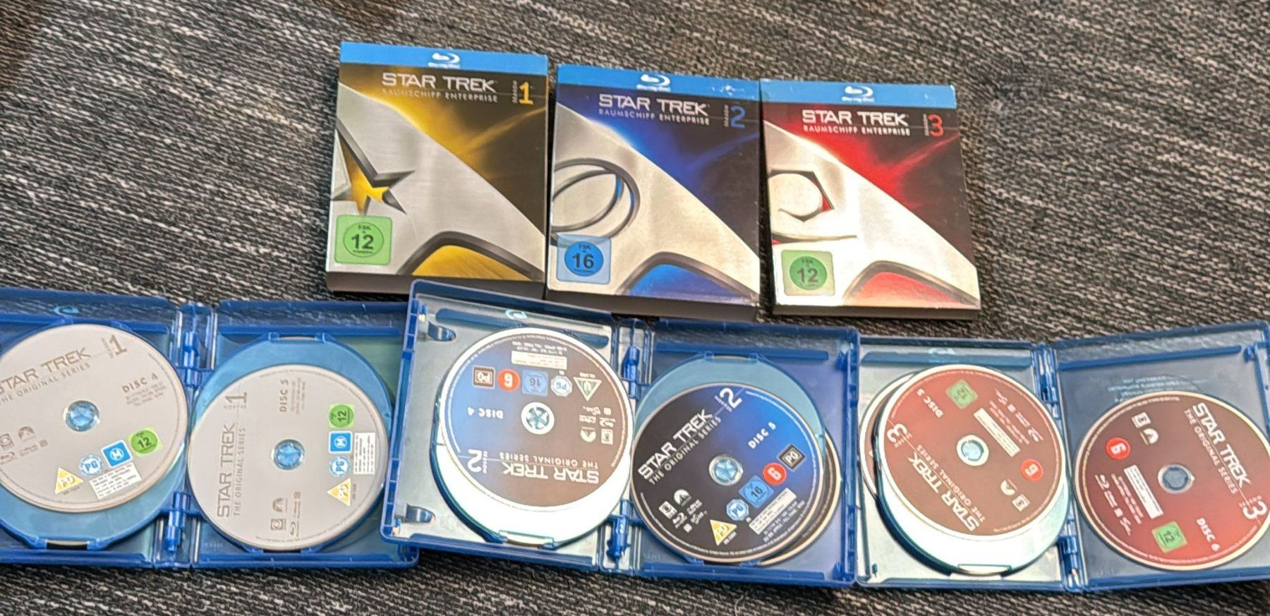 STAR TREK - RAUMSCHIFF ENTERPRISE SEASON 1-2-3 BLU RAY (Gebraucht) in ...