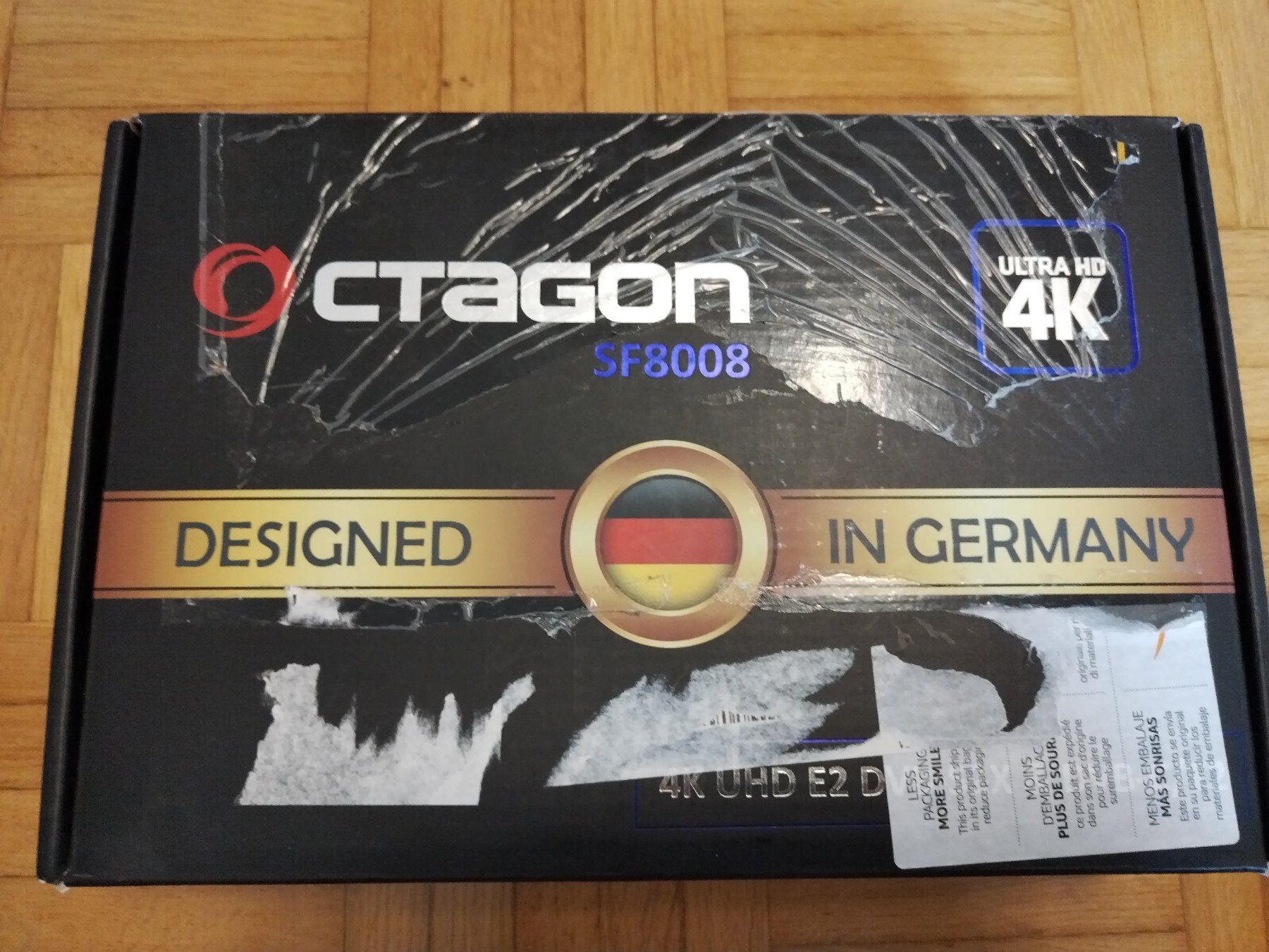 Octagon SF8008 4K UHD E2 Wifi Combo DVB-S2X & C/T2 (Nuovo e nell ...