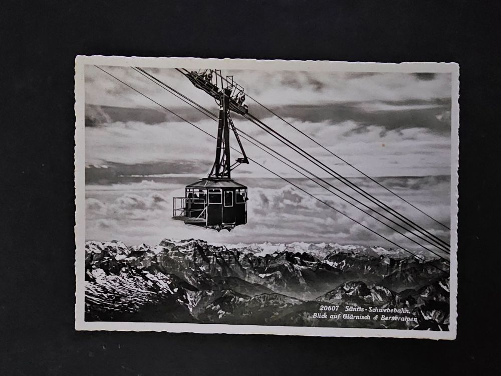 PK Postkarte Säntis Schwebebahn (Gebraucht) in Dallenwil für CHF 1 – mit Lieferung auf Ricardo ...