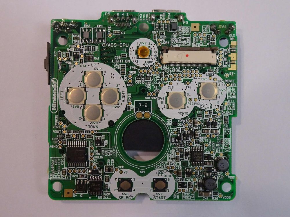 Nintendo Gameboy Advance SP Konsole Hauptplatine PCB (Gebraucht) in ...