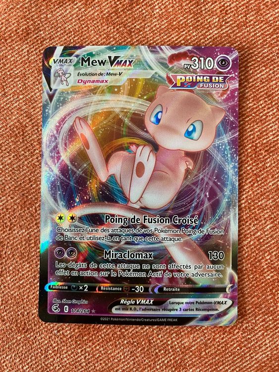 Pokémon Poing de Fusion Mew Vmax (Gebraucht) in Orpund für CHF 7 – mit ...
