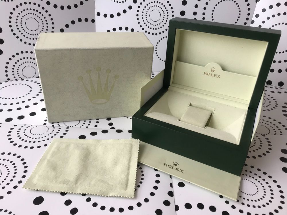 ROLEX ORIGINAL - WATCH BOX ECRIN SCHACHTEL - BIG MODELE L ! | Kaufen ...