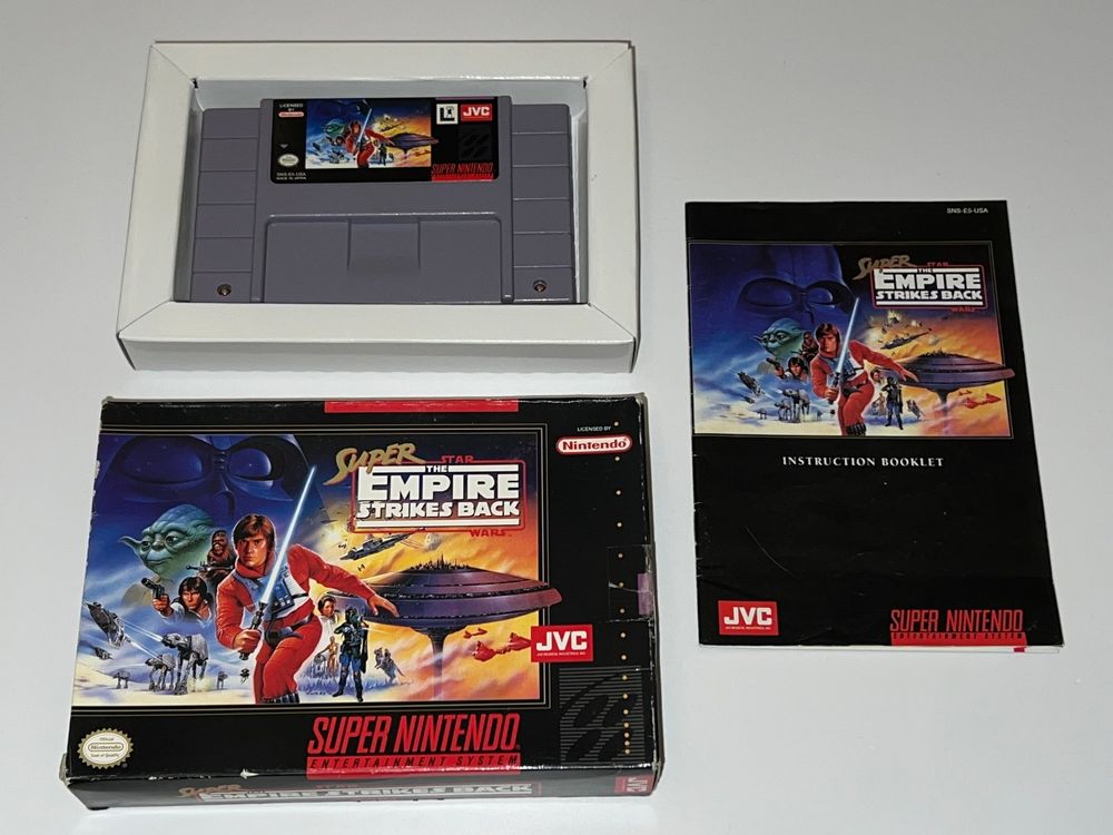 SNES - Super Star Wars: The Empire Strikes Back (OVP) [USA] (Gebraucht ...