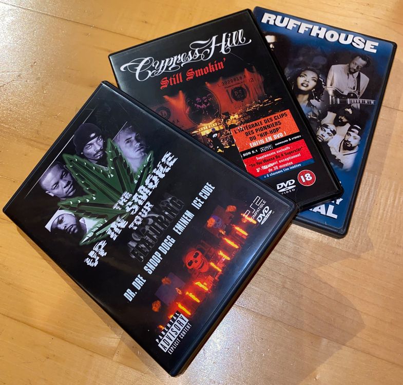 HipHop-Rap DVD Collection (3 DVDs) (Gebraucht) in Unterengstringen für CHF 1 – mit Lieferung auf ...